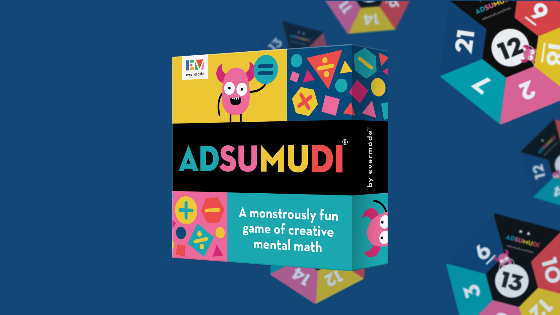 Adsumudi Math Game - A Monstrously Fun Game of Creative Mental Math